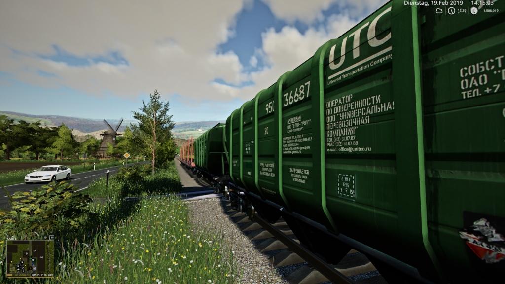 Farming simulator 19 train - bytespola